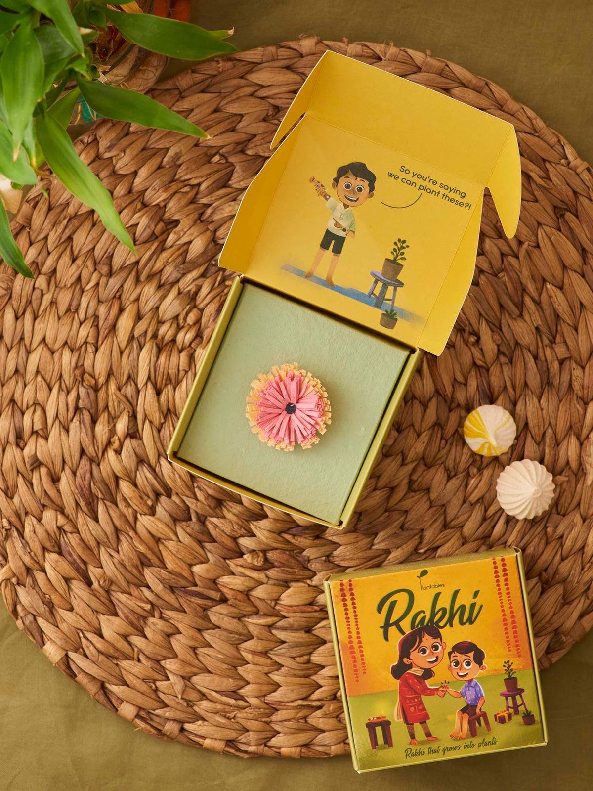 Eco-Friendly Plantable Seed Paper Rakhis | Sustainable | Handmade