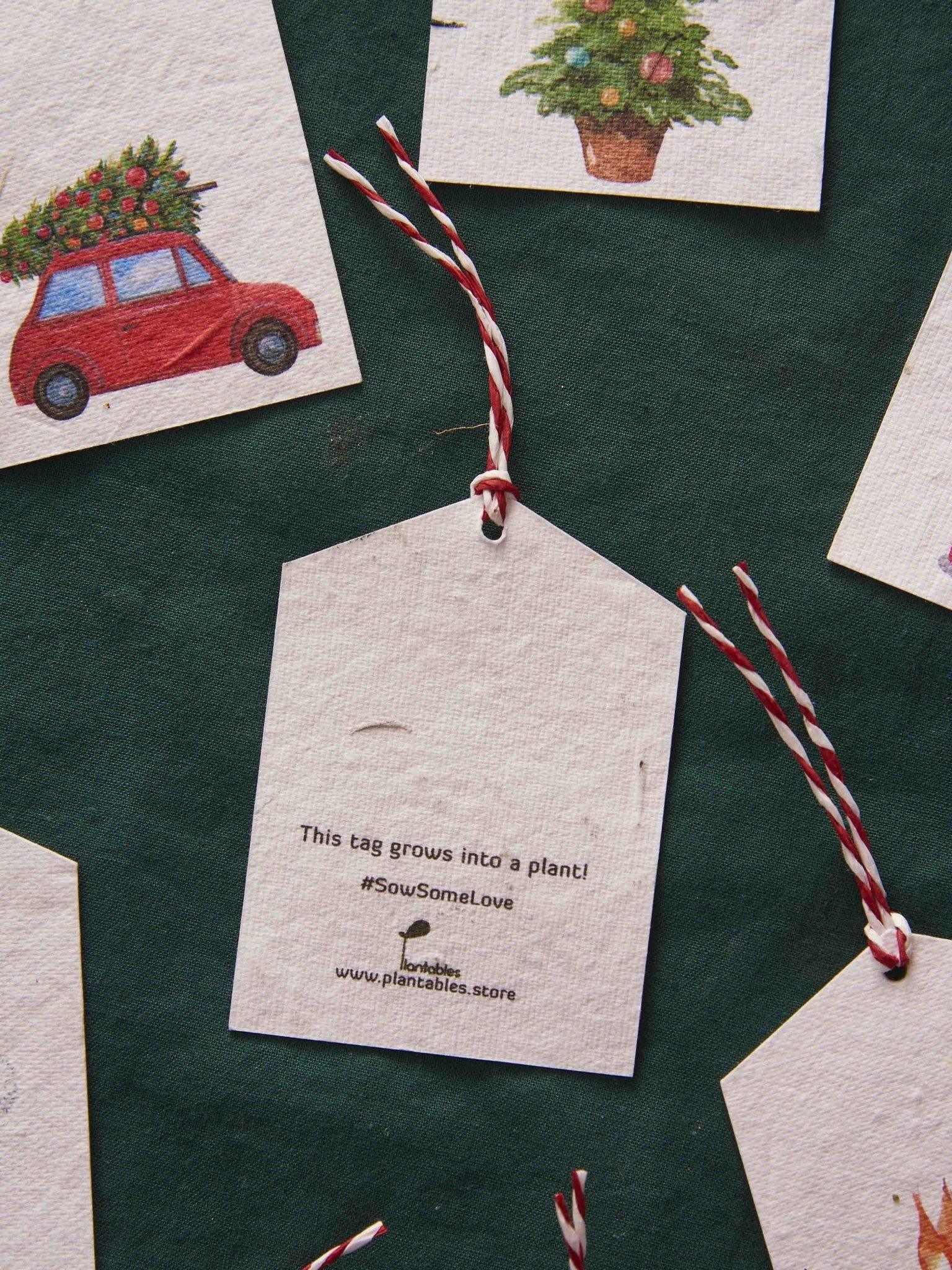 Christmas and New Year Themed Gift Tags (Set of 8)