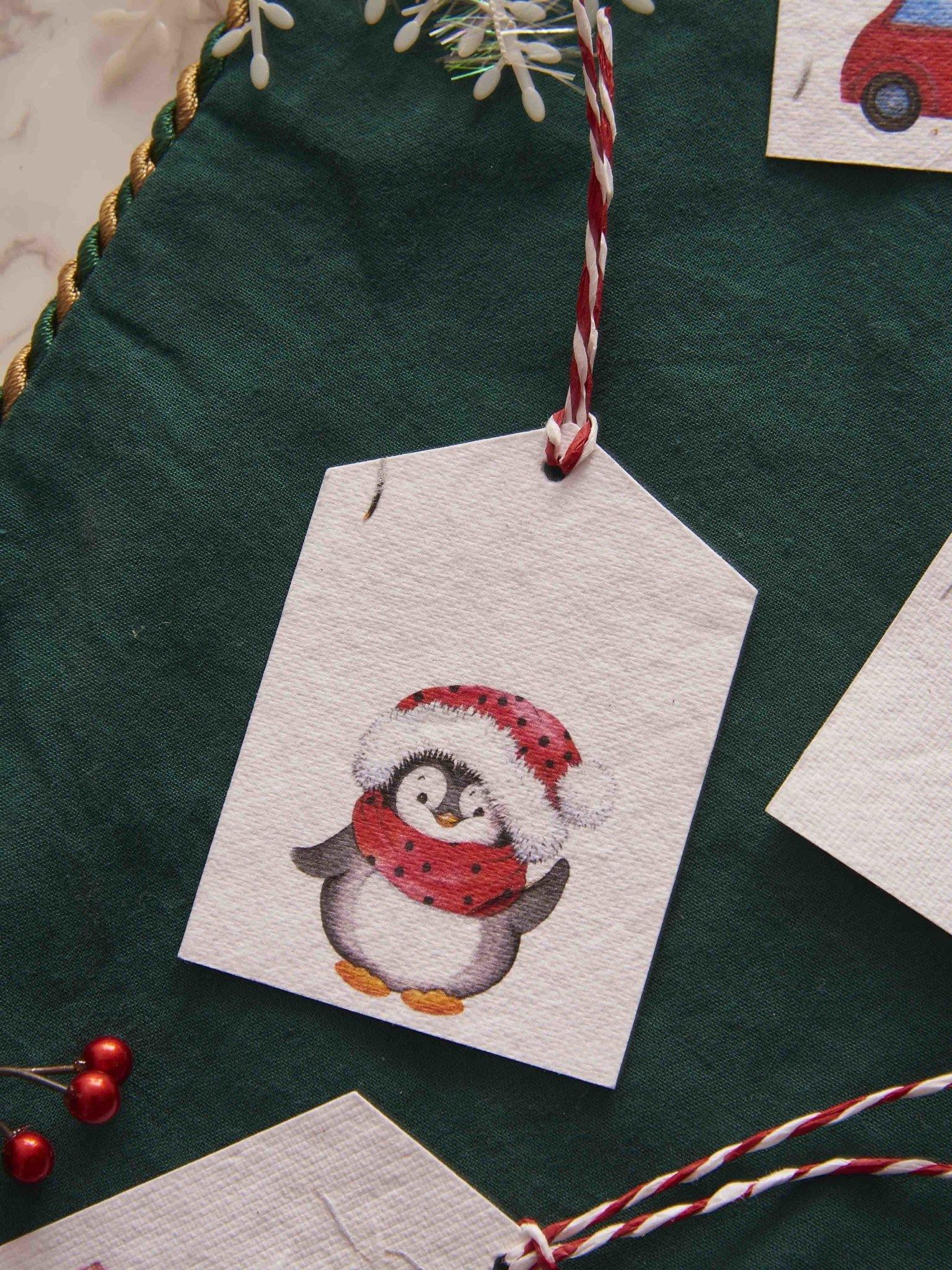 Christmas and New Year Themed Gift Tags (Set of 8)